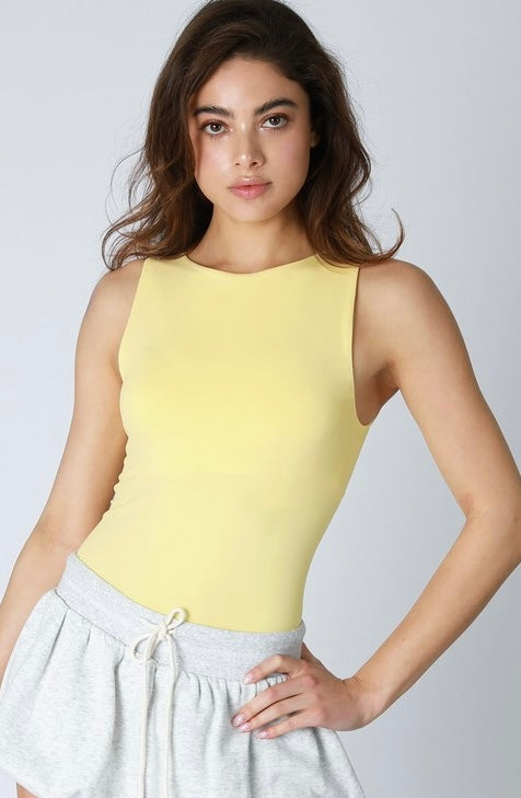 Classic Seamless Tank - Pale Lemon – ray101boutique